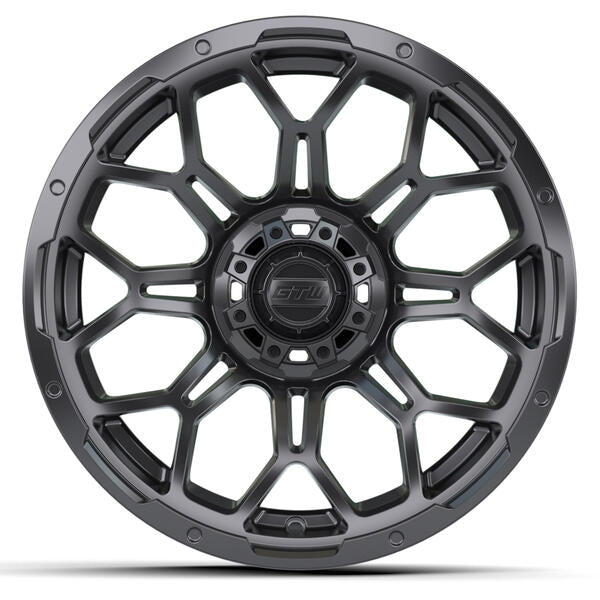 15x7 GTW® Bravo Wheel (Matte Black) – Drew B Golf Carts & Parts