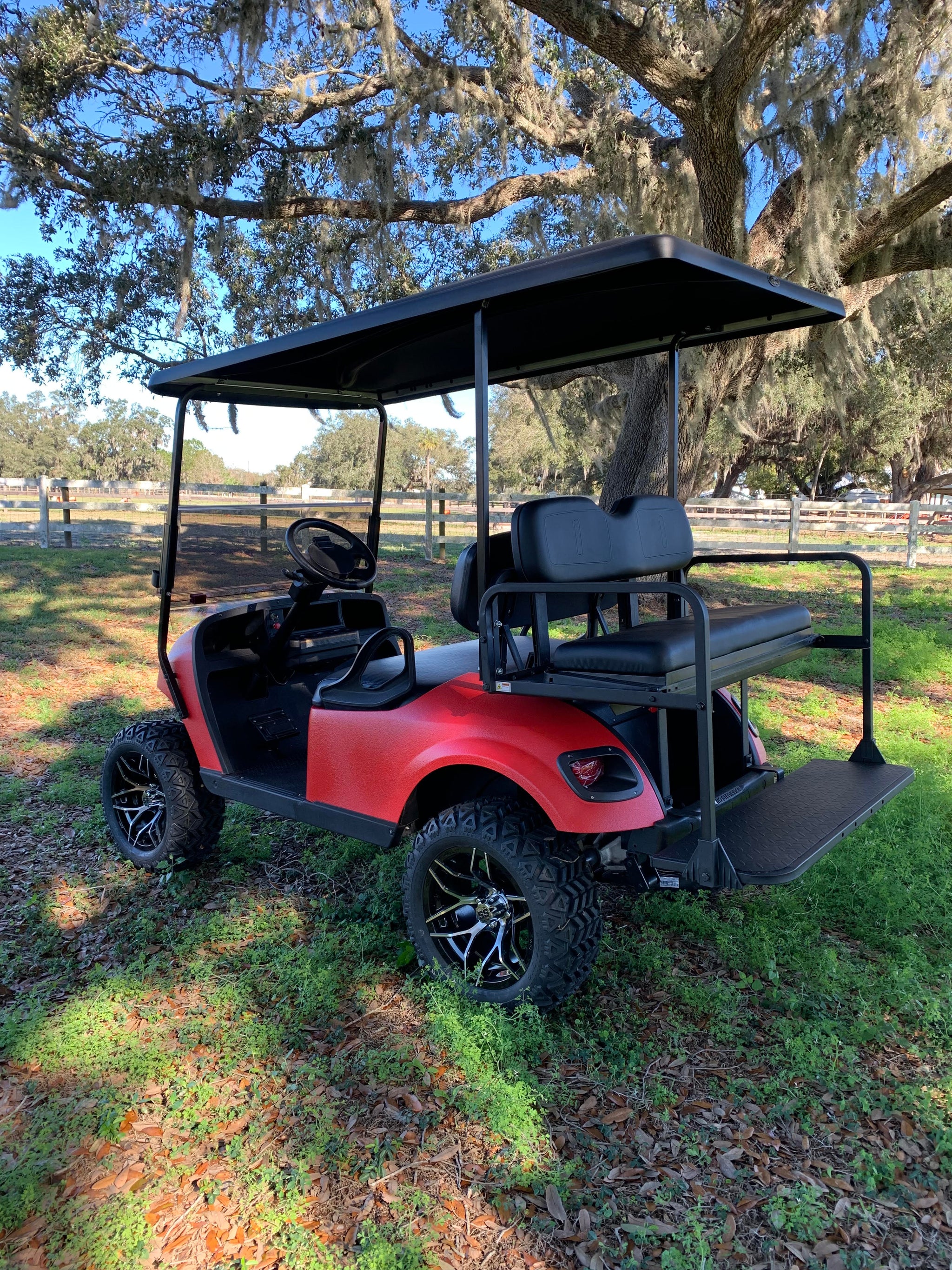 DoubleTake 80" Top with Kwick-Track Rail System – Drew B Golf Carts & Parts